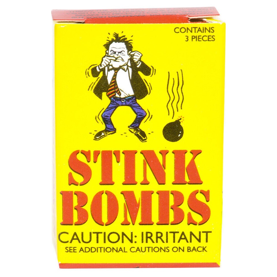 12 STINK BOMBS GLASS VIALS STINKY SMELLY NASTY FART GAS BOMB SMELL GAG ...