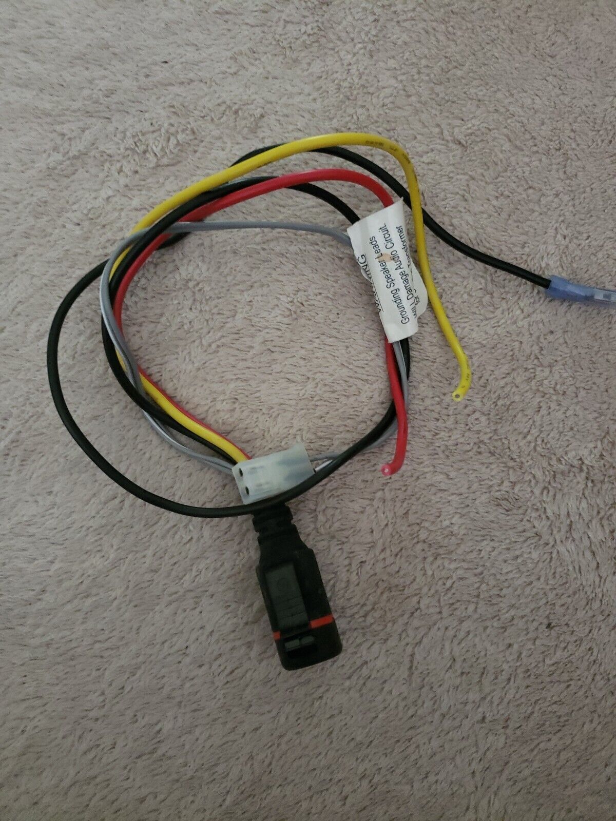 MOTOROLA REMOTE HEAD POWER CABLE HKN6188 XTL 5000 2500 APX 7500 6500 ...