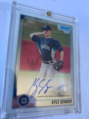 2010 bowman chrome kyle seager autograph | eBay