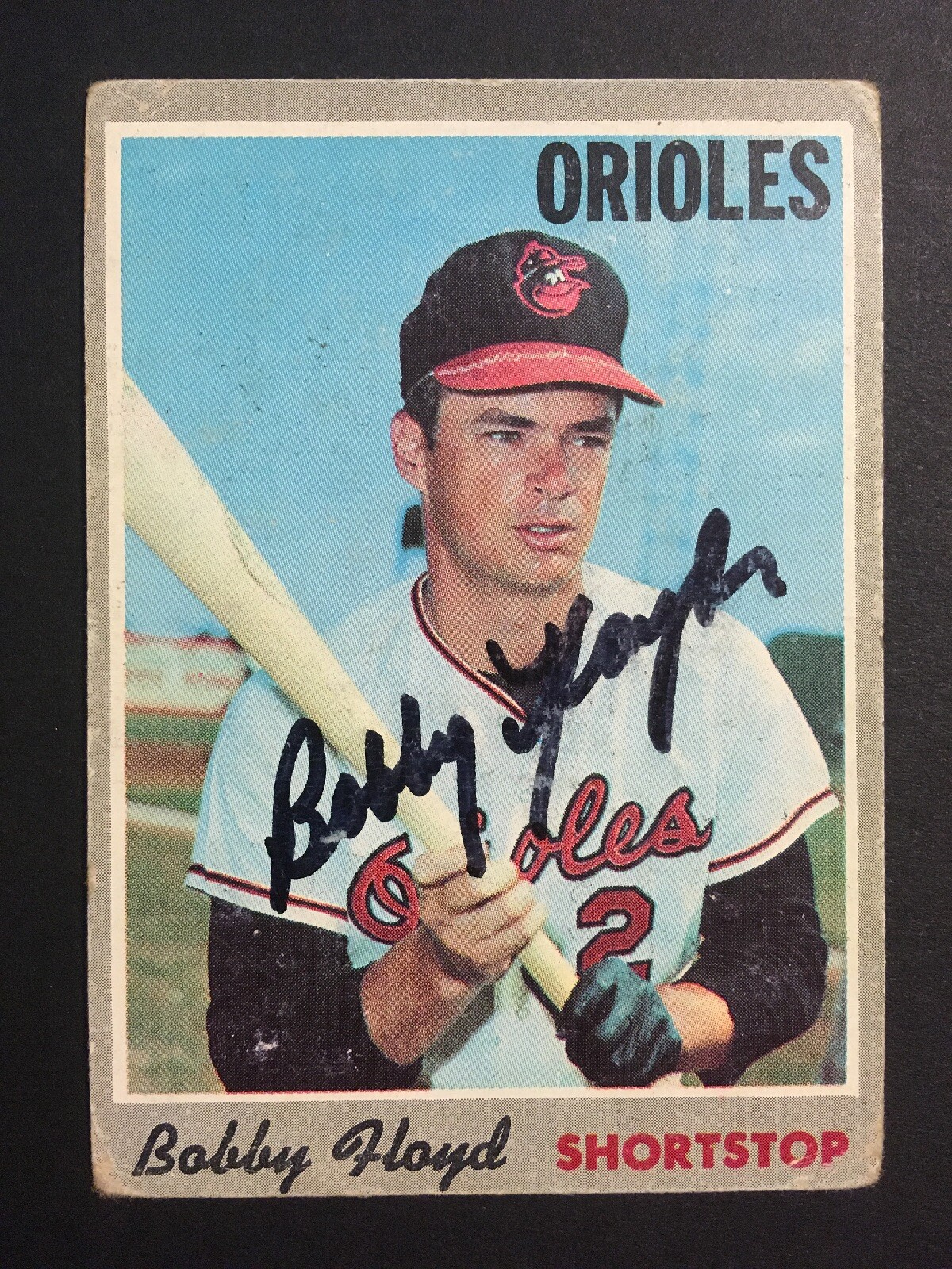 Bobby Floyd Orioles Signed 1970 Topps Baseball Card #101 Auto Autograph ...