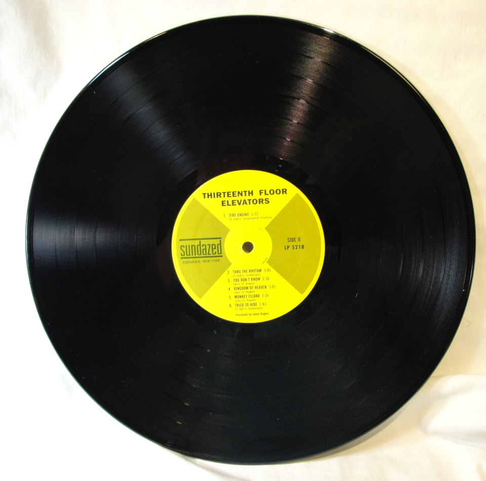 The 13th Floor Elevators Psychedelic Sounds 2008 Mono Vinyl LP 5218 ...