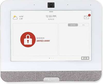 Qolsys iQ4 iQP4003 345 MHz 2GIG Honeywell Wireless Alarm Security Panel ...