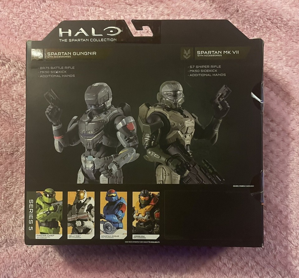 Halo Spartan Collection Spartan MK VII & Spartan Gungnir Deluxe 2-Pack ...