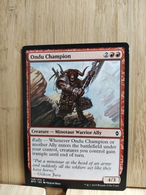 Magic The Gathering🏆 ONDU CHAMPION - Creature 🏆MTG Card | eBay Australia