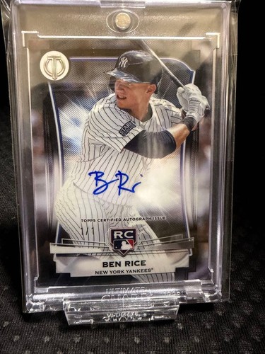 2025 Topps TRIBUTE BEN RICE RC Autograph 1/1 | eBay