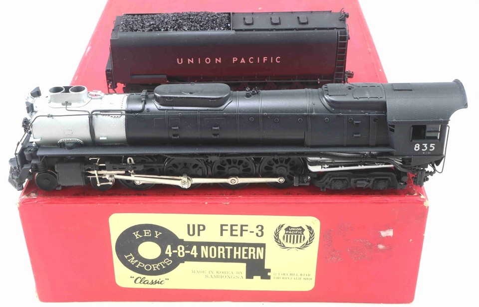 UP FEF-3 Class 4-8-4 Key Imports HO Brass CP Black / Silver | eBay