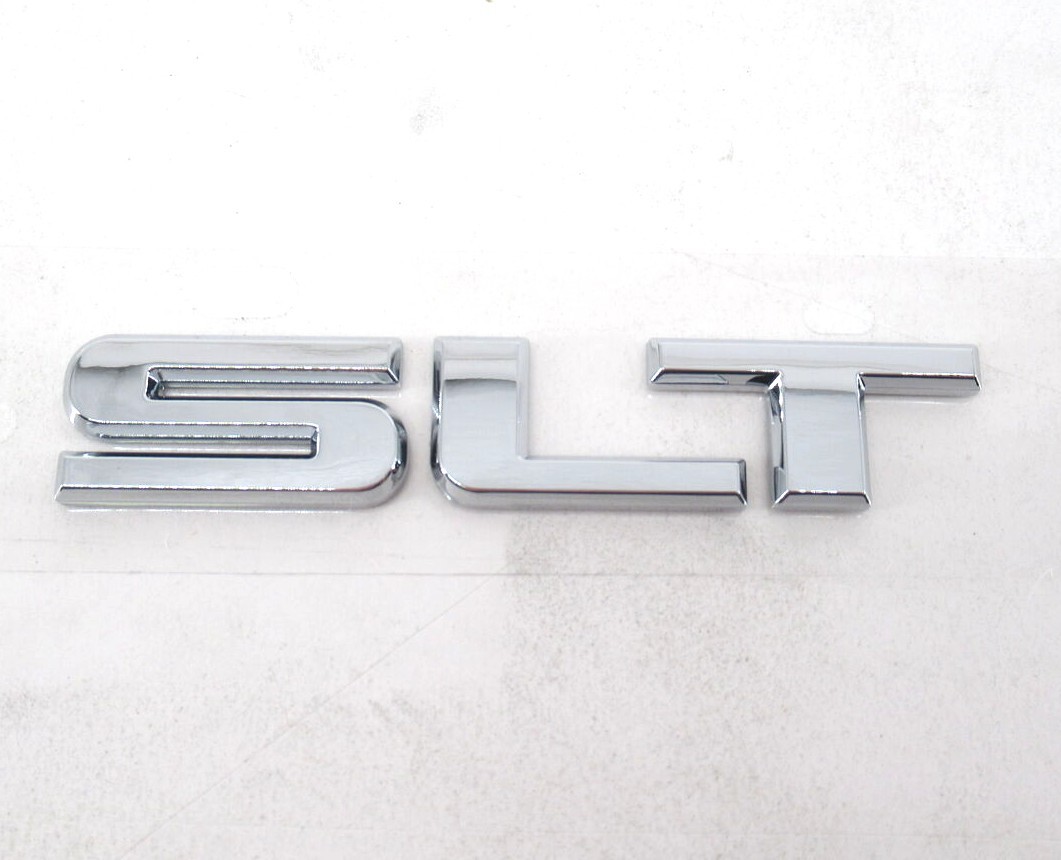 Genuine OEM GM GMC Chevy 23256181 "SLT" Emblem Plate Badge Nameplate | eBay