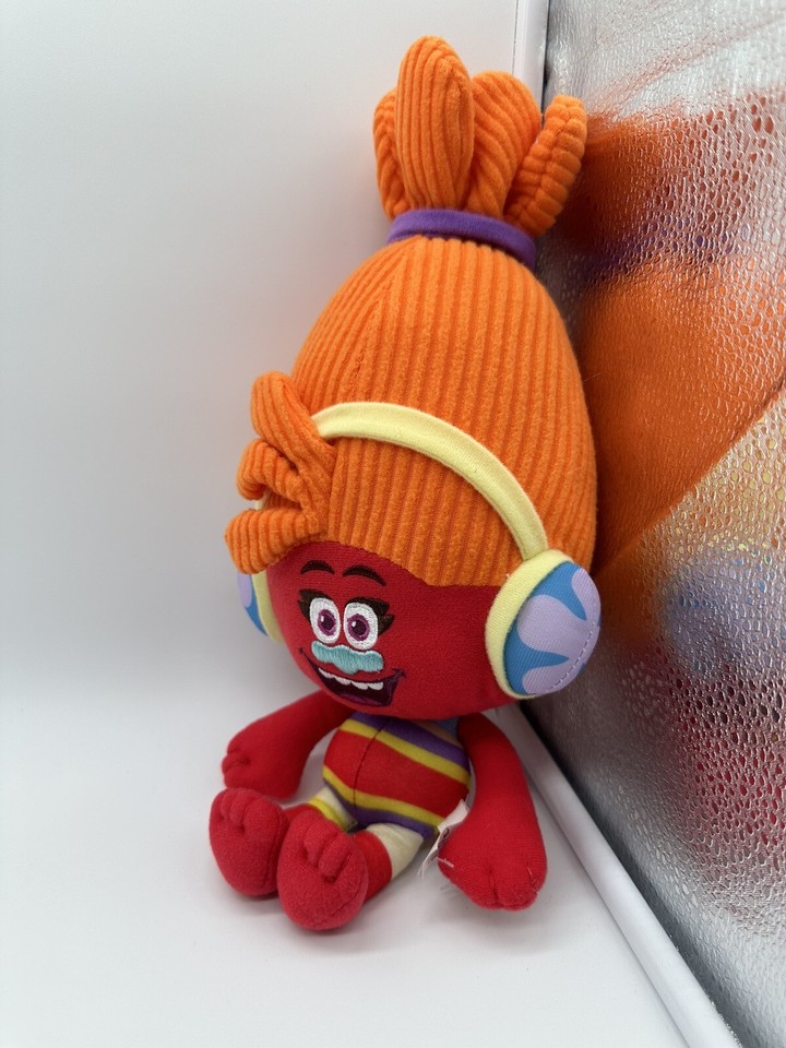 DreamWorks Trolls 2016 14" Troll Red with Orange Hat & Earmuffs | eBay