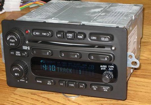 UNLOCKED MINT CHEVY TAHOE SUBURBAN SILVERADO H2 6 DISC CHANGER CD RADIO ...