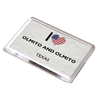 FRIDGE MAGNET - I Love Olmito and Olmito, Texas - USA | eBay UK