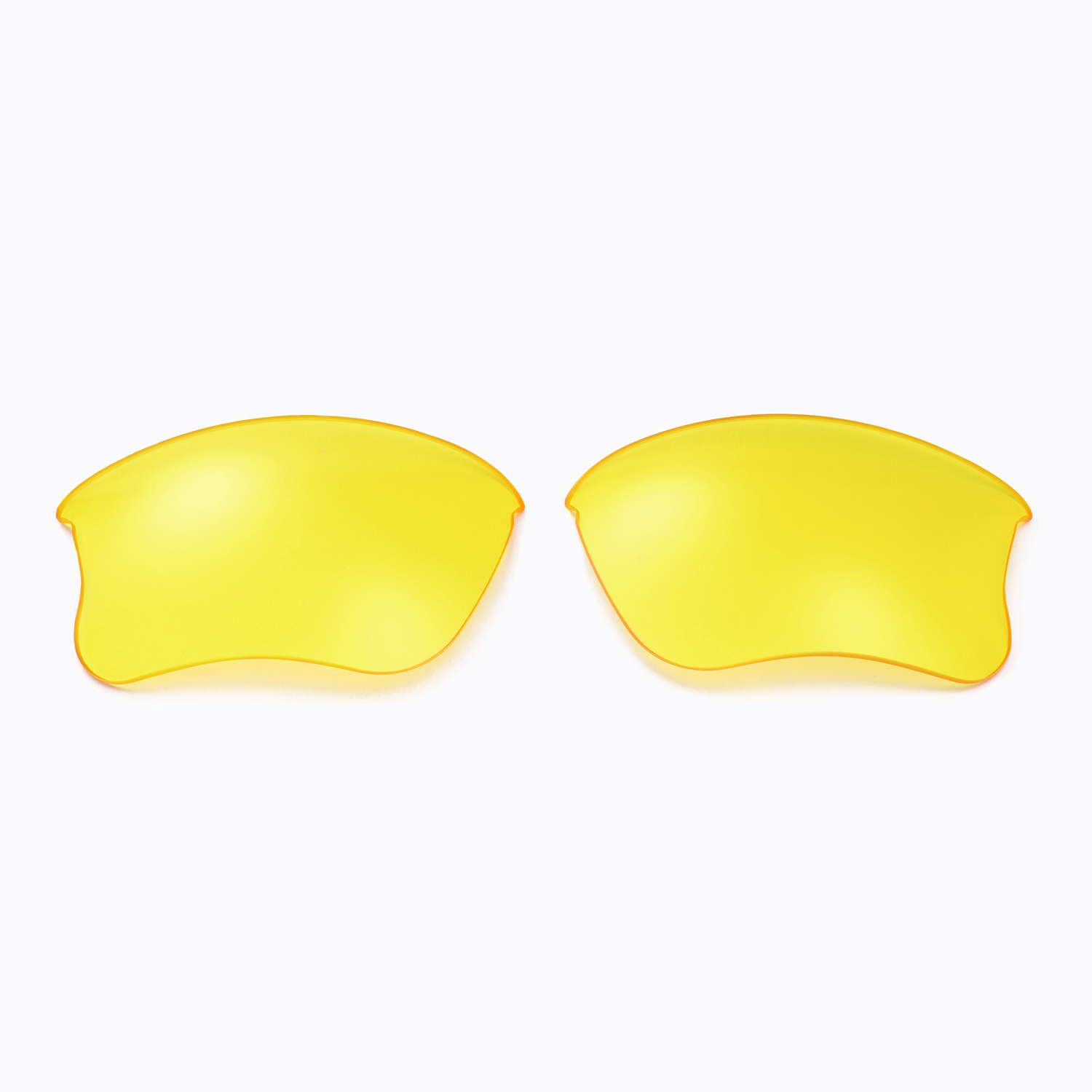 Walleva Yellow Non-Polarized Lenses with Rubber Kit For Oakley Flak ...