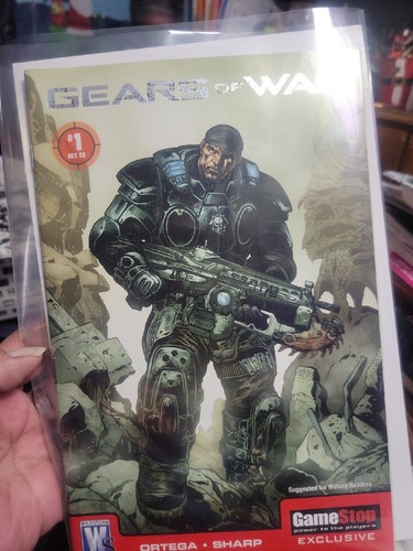 Gears of War #1 1st Appearance Gamestop Variant DC Wildstorm Comic 2008 ...