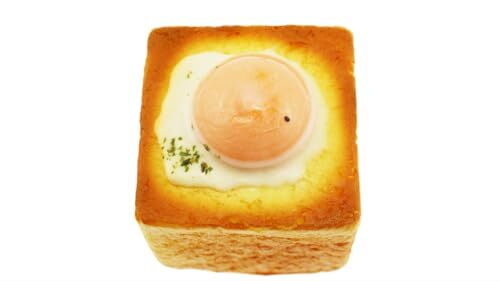 Bread Fried egg Toast Food sample | eBay