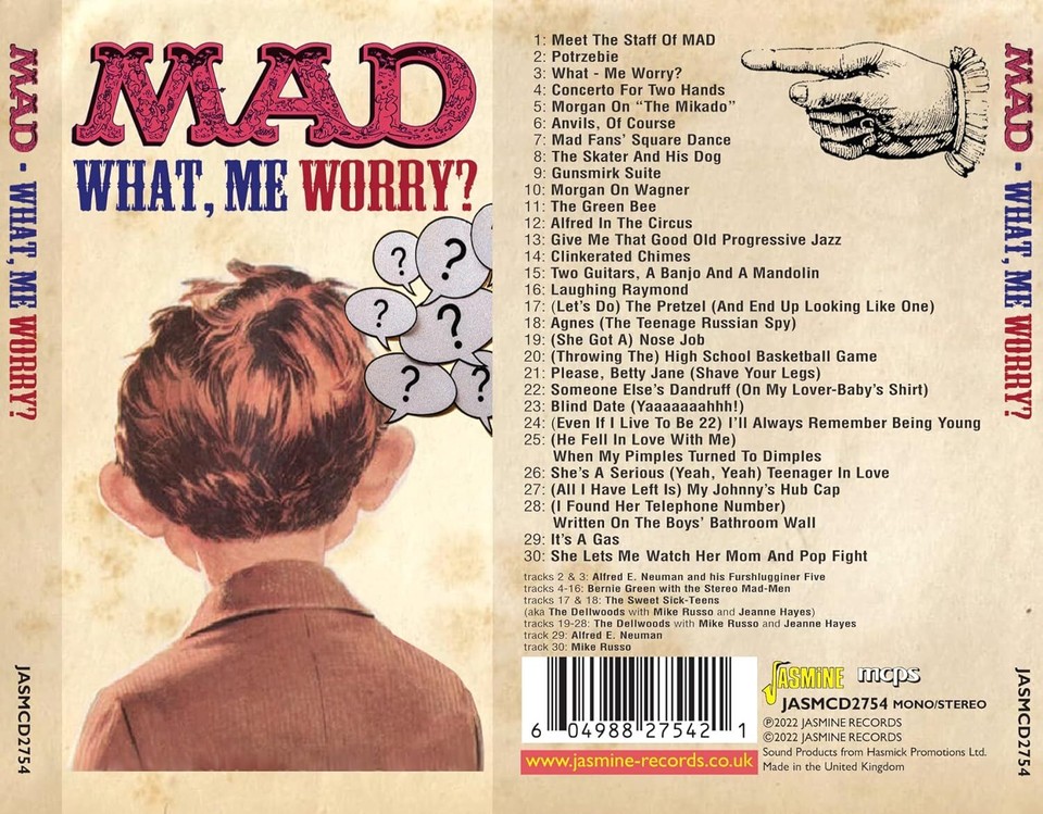 What, Me Worry - The LPs Musically Mad and Mad Twists Rock N Roll Plus ...