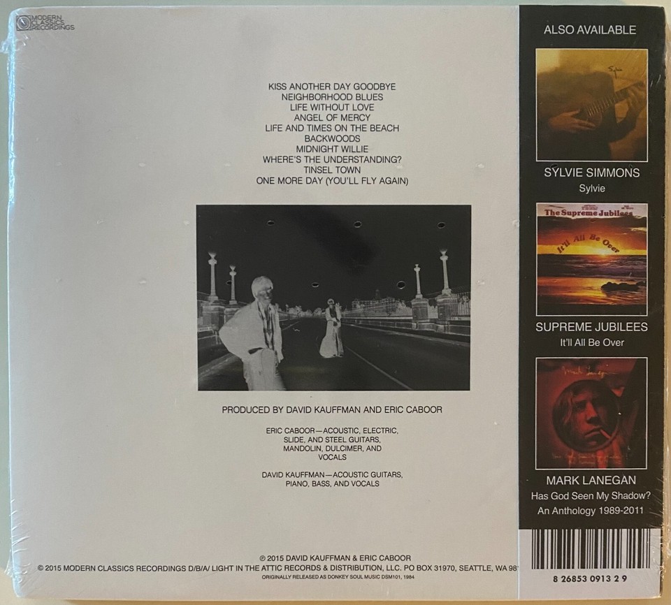 David Kauffman Eric Caboor Songs From Suicide Bridge Sealed CD 2015 ...