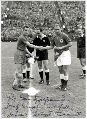Autograph Herbert Erhardt Pressefoto Fußball Weltmeisterschaft 1954 | eBay