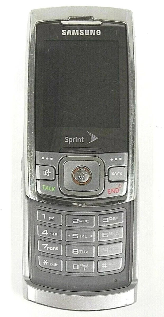 Silver Samsung Slide Up