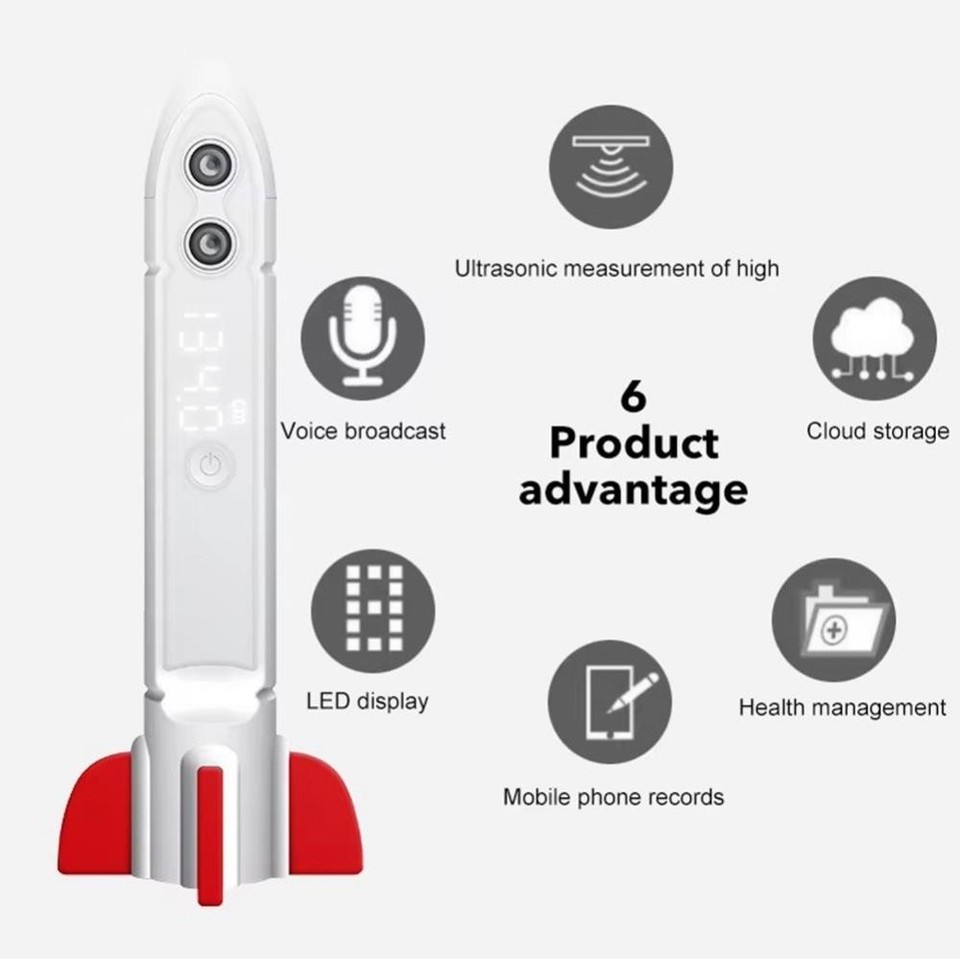 Height Measuring Stadiometer Portable Ultrasound Handheld Height ...