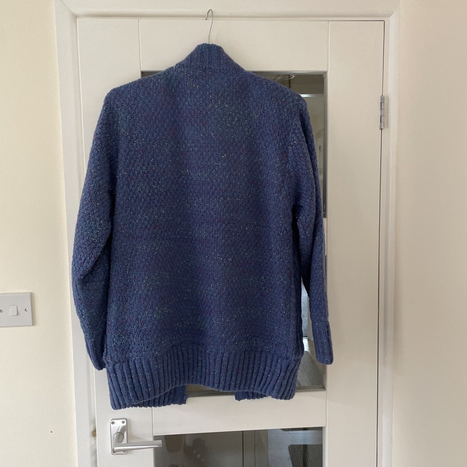 AMBER LADIES BORG ZIP CARDIGAN FLEECE LINED SIZE 16/18 | eBay UK