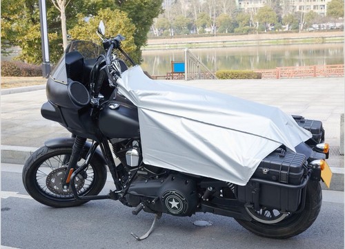 Motorcycle Silver Seat Shade Cover Waterproof and Sunproof Protection ...