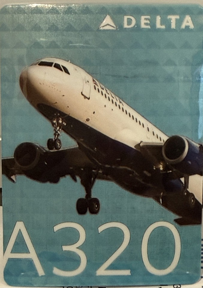 Delta Airlines A320 Trading Card #46 (2016) | eBay