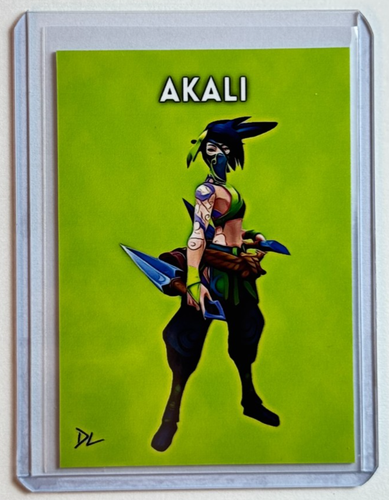 Akali Limited Edition Artist Signed "League Of Legends" Trading Card 1/ ...