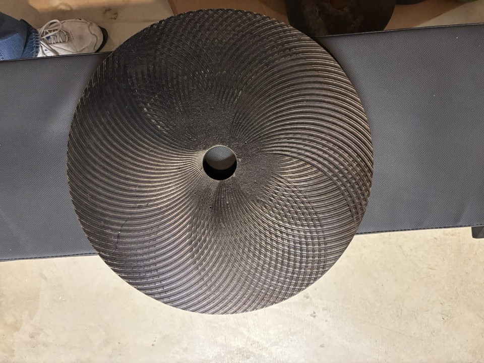 Vintage York Olympic Standard 45 lb Cast Iron Milled Weight Plate | eBay