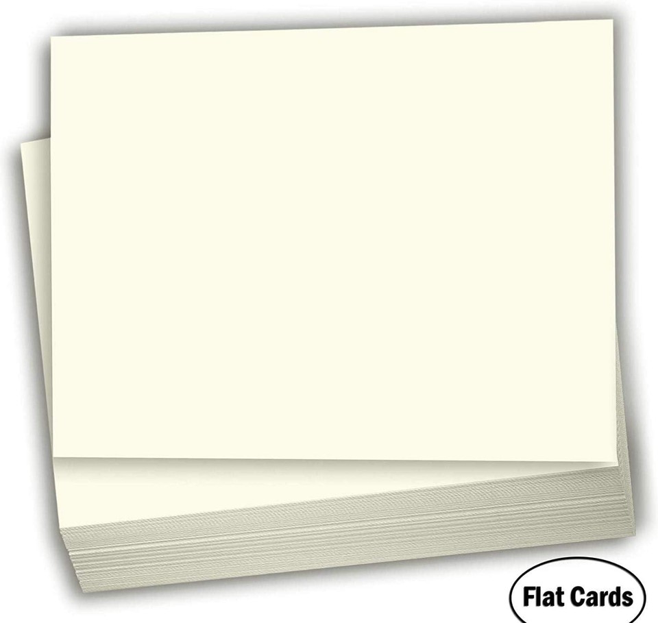 Cream Colored Cardstock Paper 4.5" x 6.25" A6 Card 100 lb Cover for ...