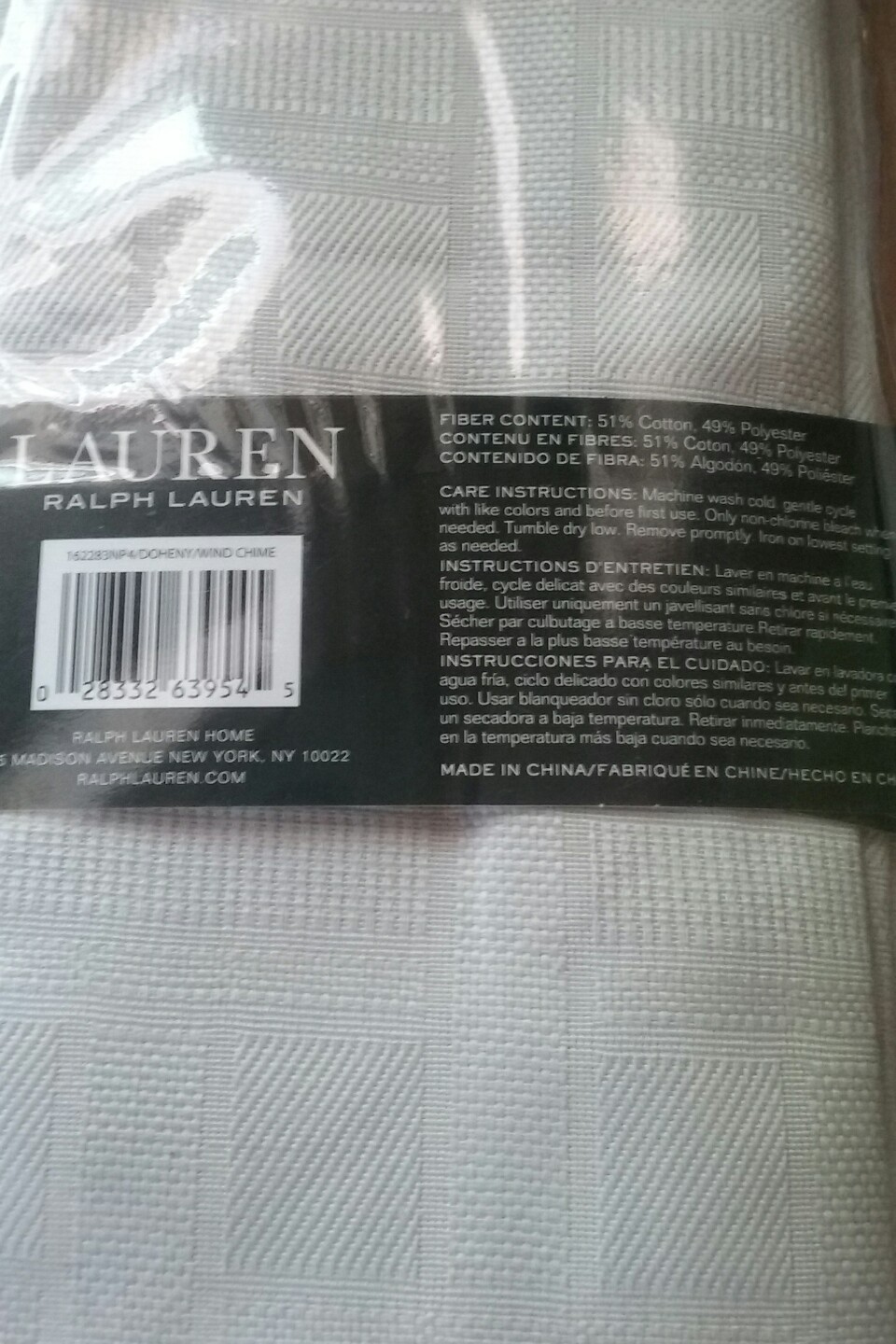 Ralph Lauren Set of Four Napkins 20' X 20' (51X51cm), Aaron Paisley ...