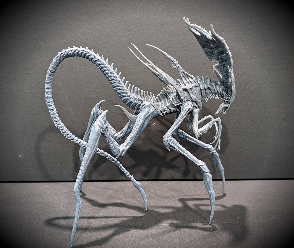 Alien Avp Xenomorph Resin Model Kit Statue XenoArachnid Queen Limited ...