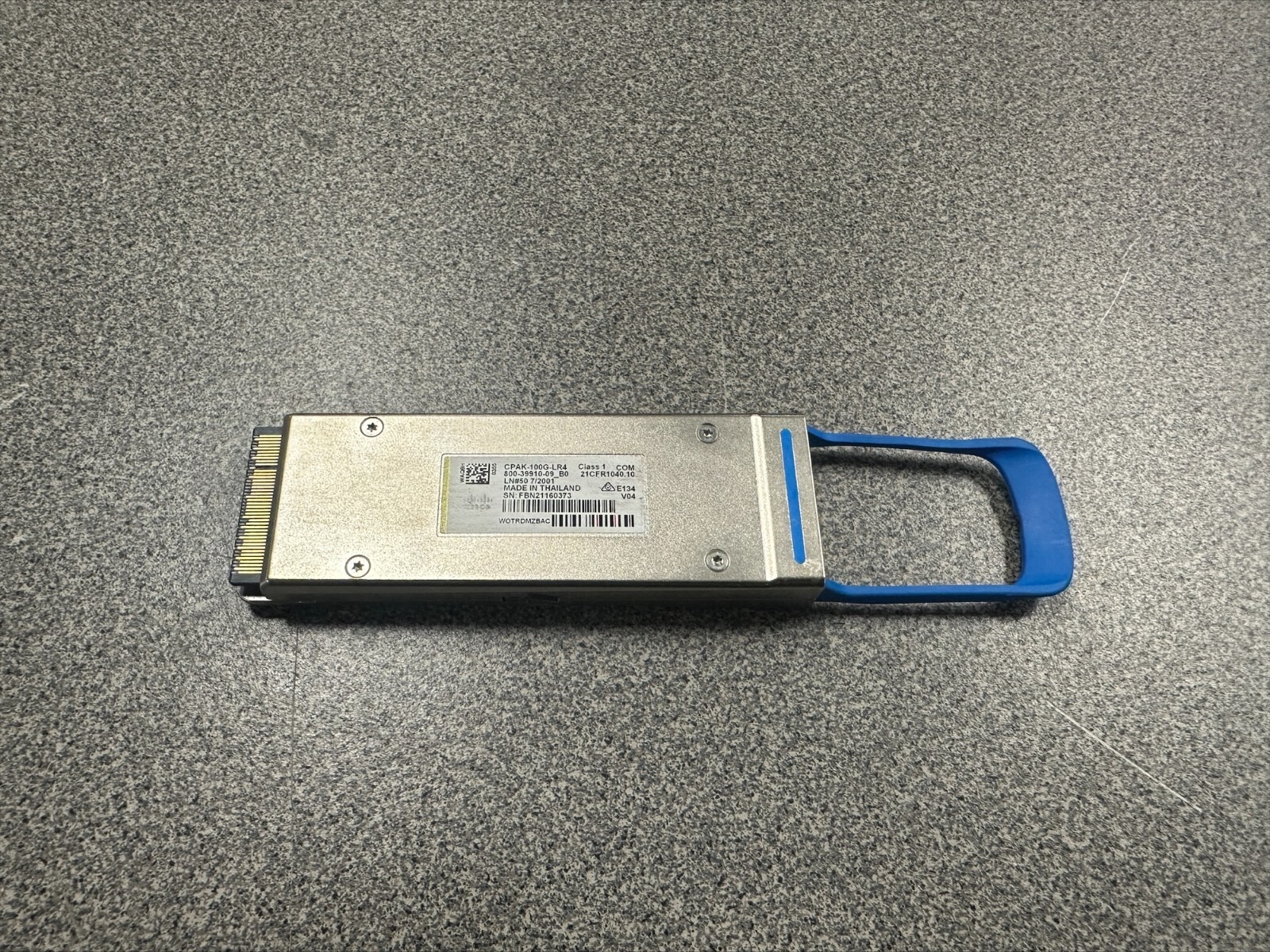 Cisco Original CPAK-100G-LR4 Transceiver module, 10km SMF *Damaged Pins ...