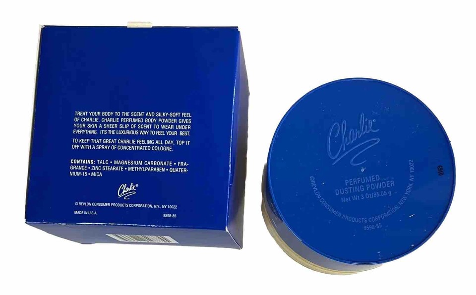 Charlie Revlon Perfumed Body powder 3 oz original sealed Charlie 0.47 ...