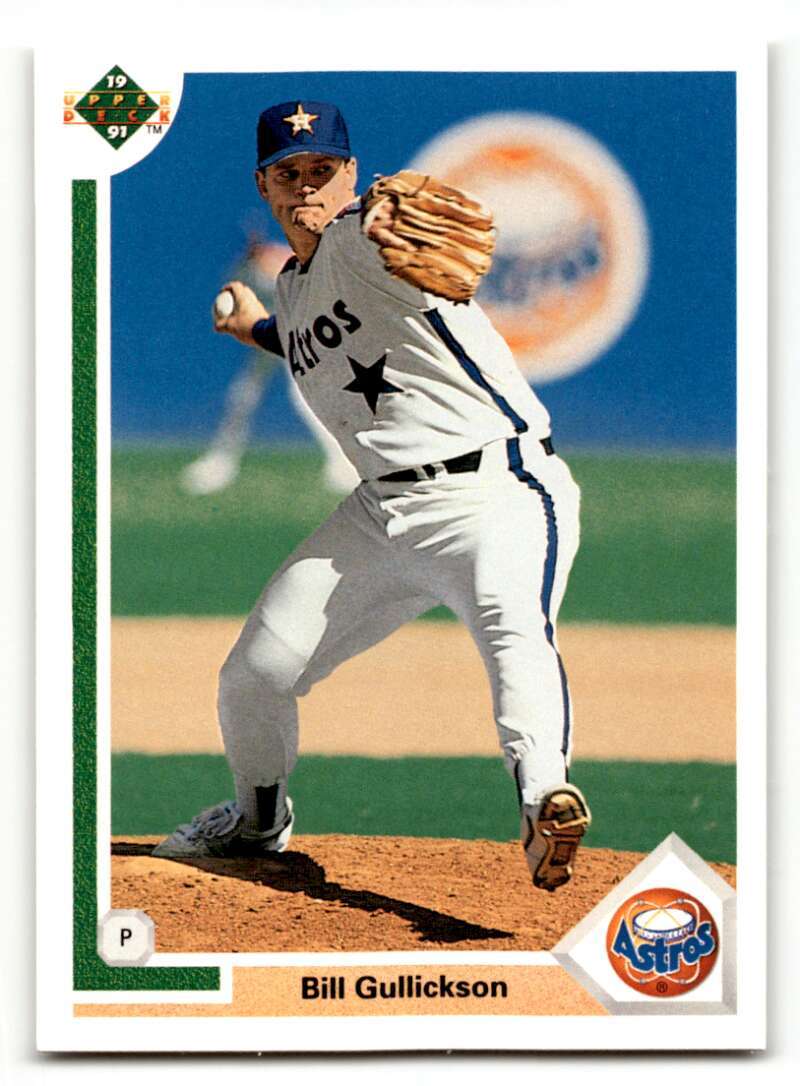 1991 Upper Deck #590 Bill Gullickson Houston Astros Baseball Cards E ID ...