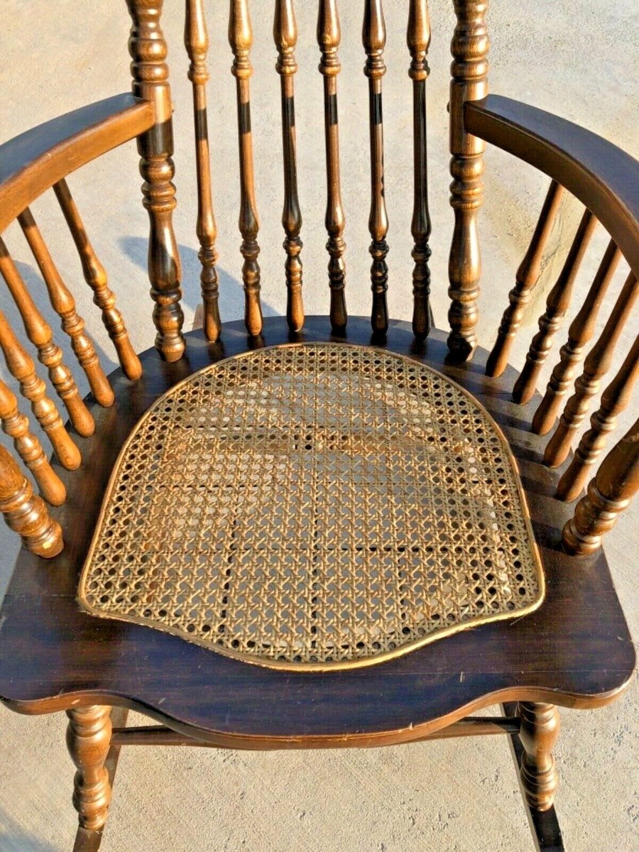 Vintage Spindle Rocking Chair Antique Wood Rocking Chair — GoneGirl