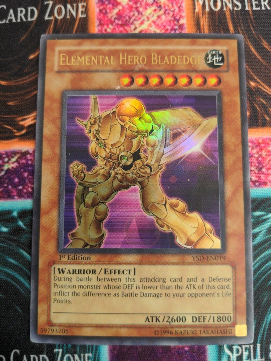 Elemental Hero Bladedge Elemental HERO Wildedge (1st Edition) Big