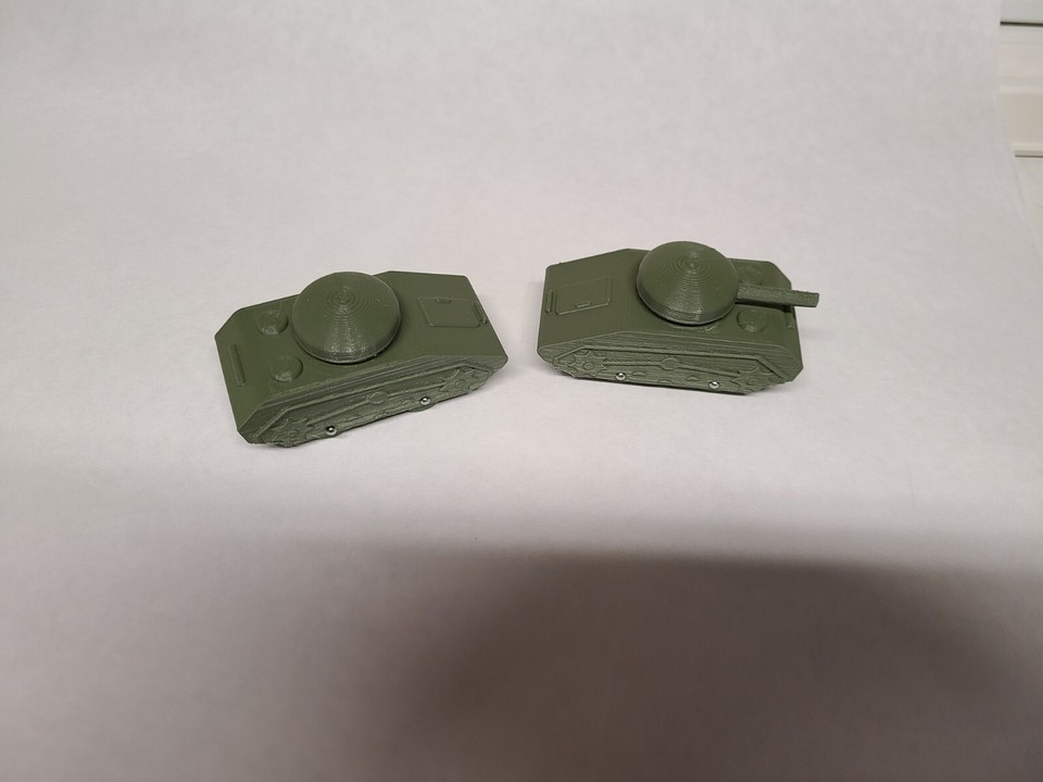 MARX REPRODUCTION OLIVE DRAB CRITTER TANK FOR ARMY TRAIN WITH TURRET ...