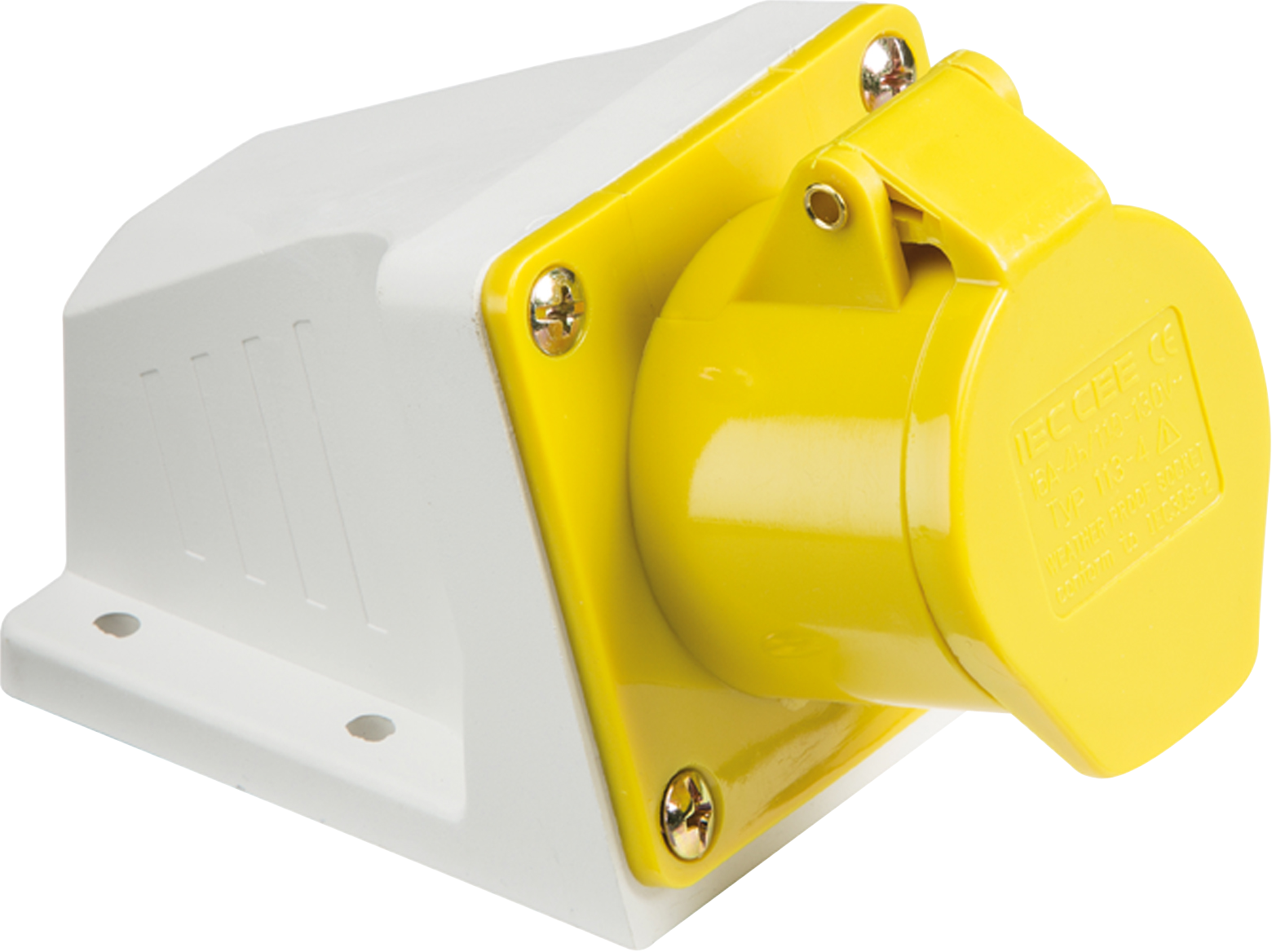 110V 16A 3 PIN YELLOW INDUSTRIAL PLUGS & SOCKETS CARAVAN CAMPING IP44 ...