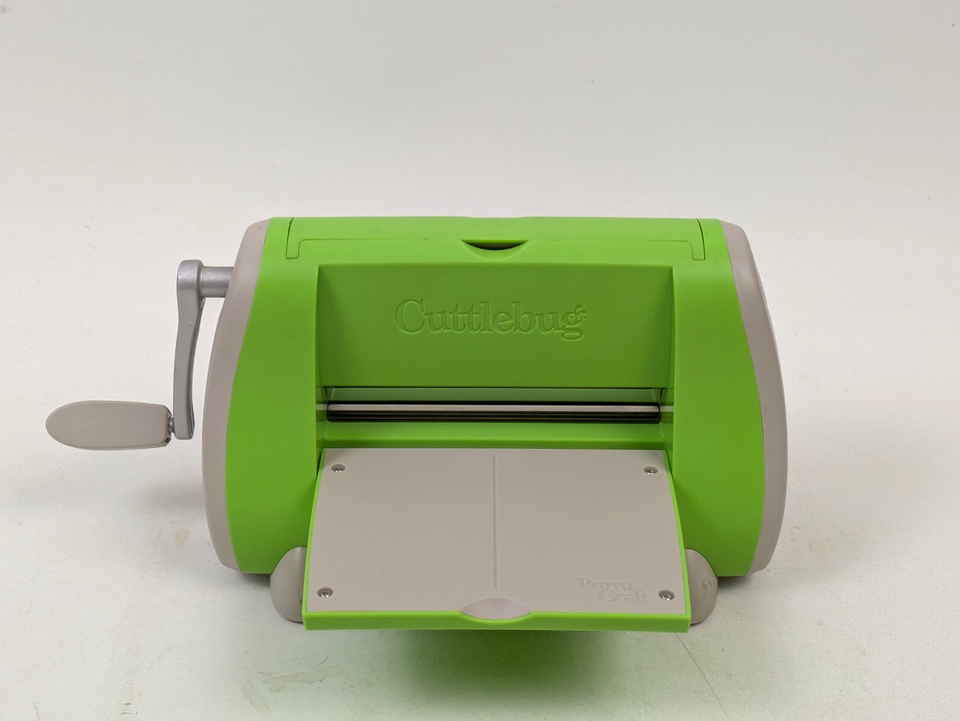 Cuttlebug Provo Craft Die Cutting Embossing Machine ONLY Green DIY ...