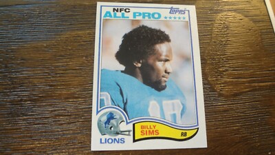 1982 TOPPS # 349 BILLY SIMS FOOTBALL CARD | eBay