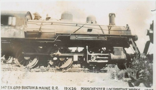 BOSTON & MAINE RAILROAD PHOTO ( P119 ), ENGINE " 1447 " | eBay