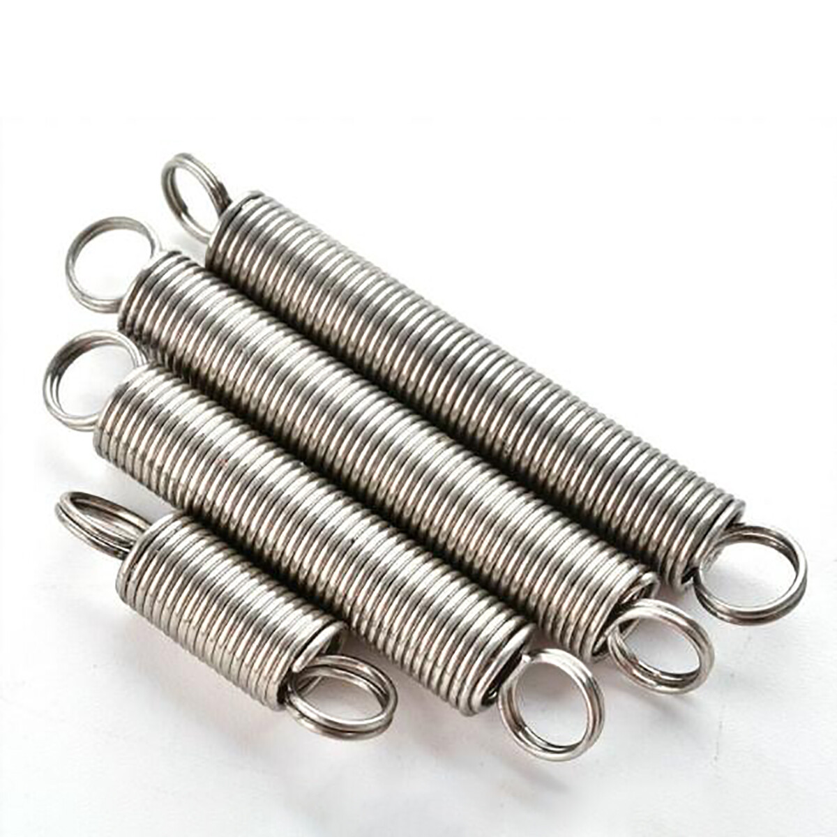 304 Stainless Steel Dual Hook Tension Springs Wire Dia 0.3~1.5mm ...