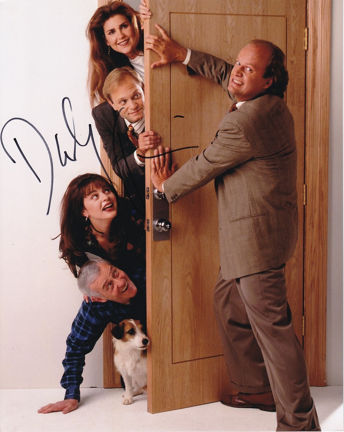 DAVID HYDE PIERCE signed Autogramm 20x25cm FRASIER in Person autograph ...