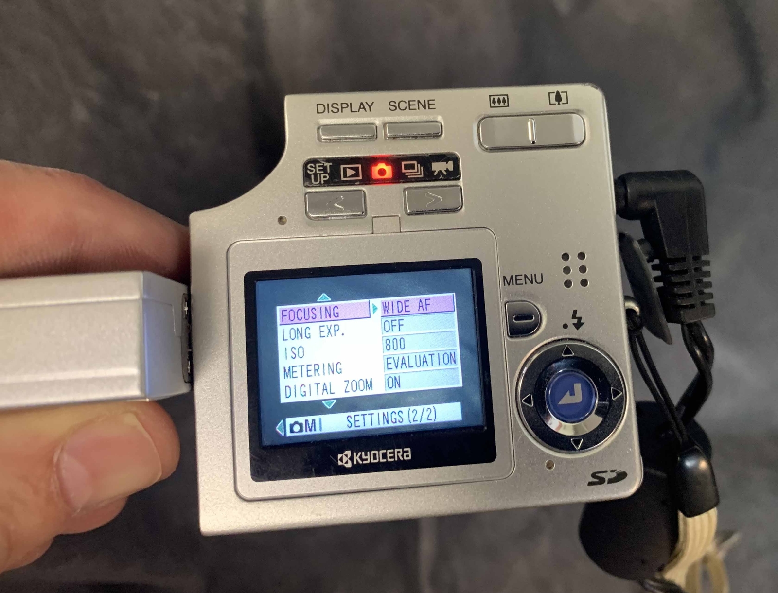 Kyocera Finecam SL300R 3.2MP Digital Camera - Silver for sale online | eBay