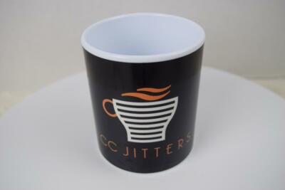 CC Jitters Coffee Mug Cup From Flash TV Show 3 3/4" x 3" Flat Bottom | eBay