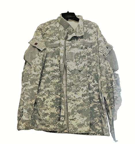 US Military Combat Fatigue Mens Large Digital Camo ACU Jacket Long ...