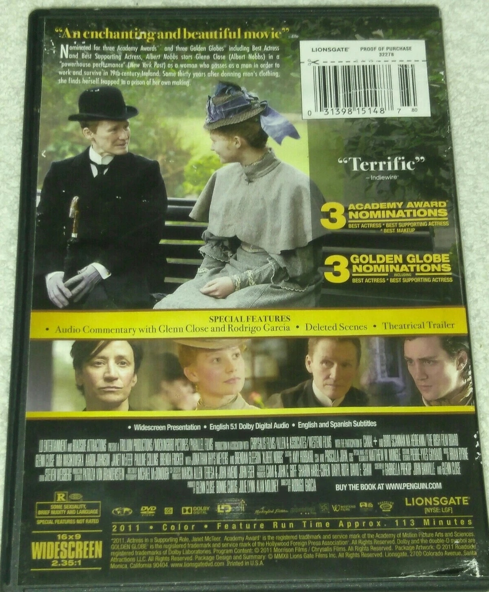 Albert Nobbs Dvd Cover