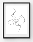 One Line Prints Modern Wall Art Minimalist Design Fashion Stylish ...