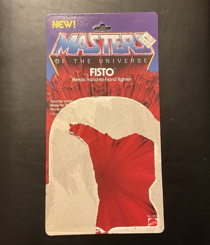 MOTU Fisto Cardback He-Man Vintage Original 12 Back | eBay