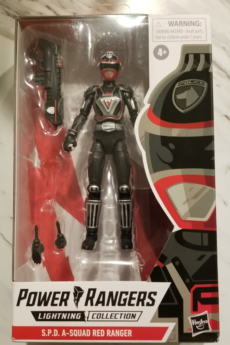 Hasbro Power Rangers Lightning Collection: SPD A-SQUAD RED RANGER 6 ...
