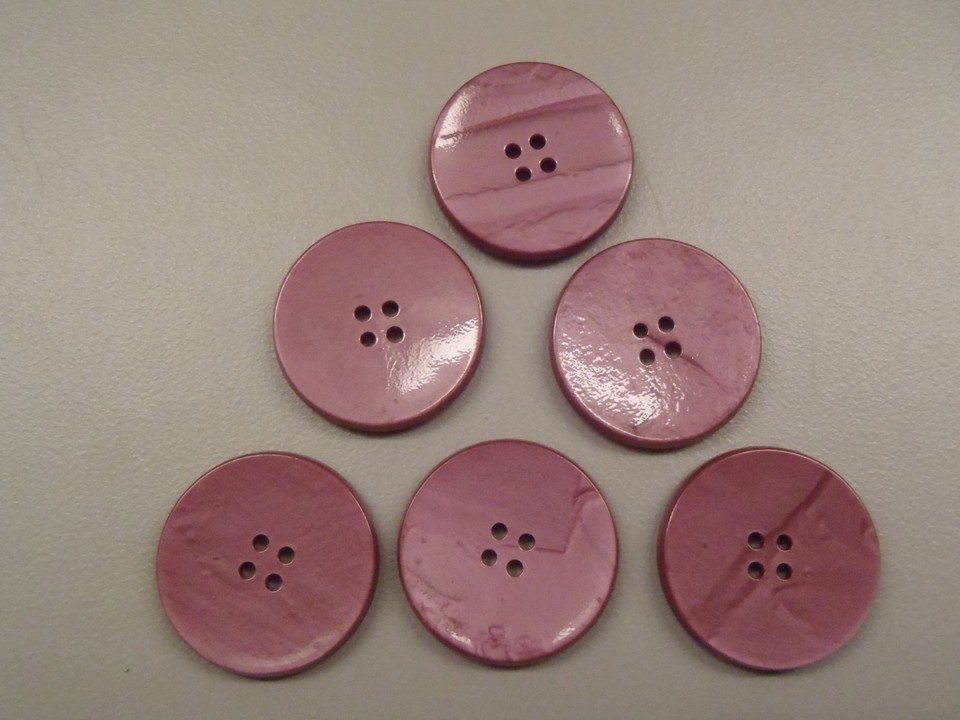 6 Vintage French Art Deco Casein 40s Buttons 22mm Sew Craft Jewelry ...